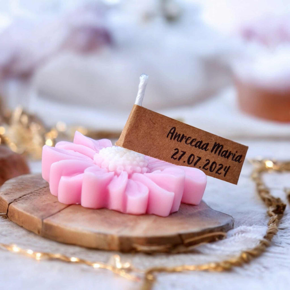 Marturii nunta sau botez elegante, personalizate, cu foita de aur ...